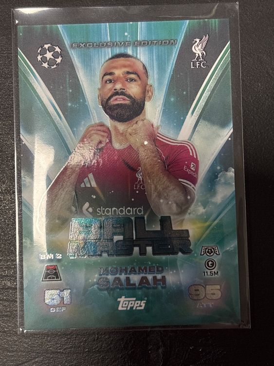 Match Attax UCC 25/26 Ball Master Mohamed Salah (BM2) (Neu (gemäss ...