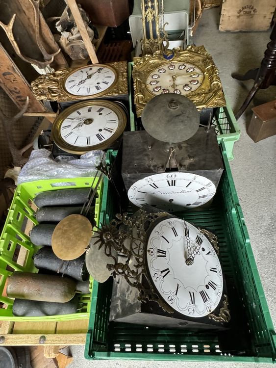 Antike Wanduhren Revision Konvolut Restauration Uhrmacher (Gebraucht ...