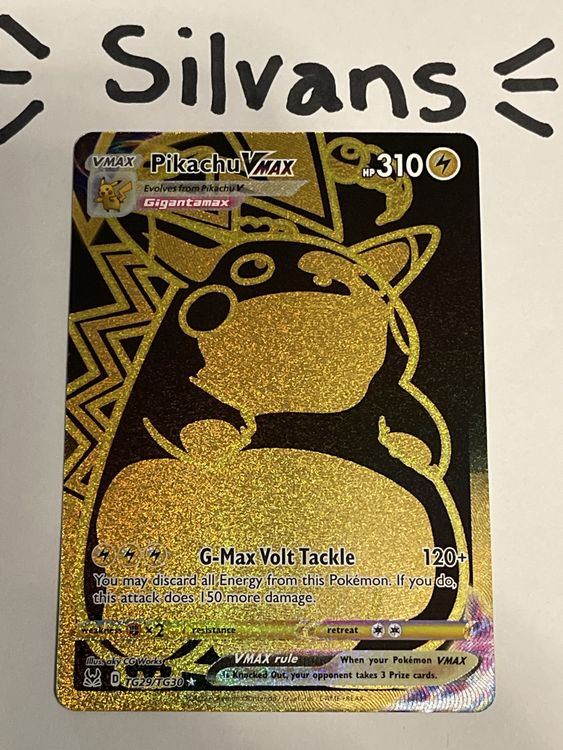 Pikachu Vmax Gold TG29/TG30 Lost Origin Englisch (Neu (gemäss ...