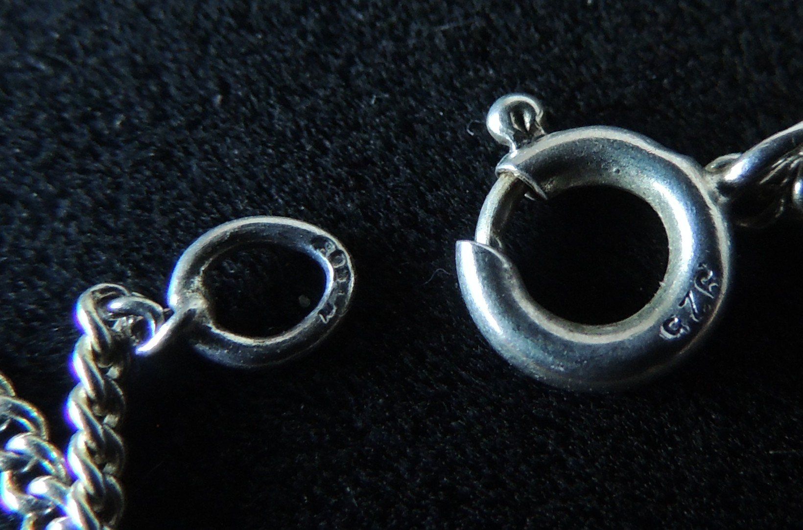 Silber 800 Panzer Halskette 47 cm / 1,5 mm (Gebraucht) in Waldenburg ...