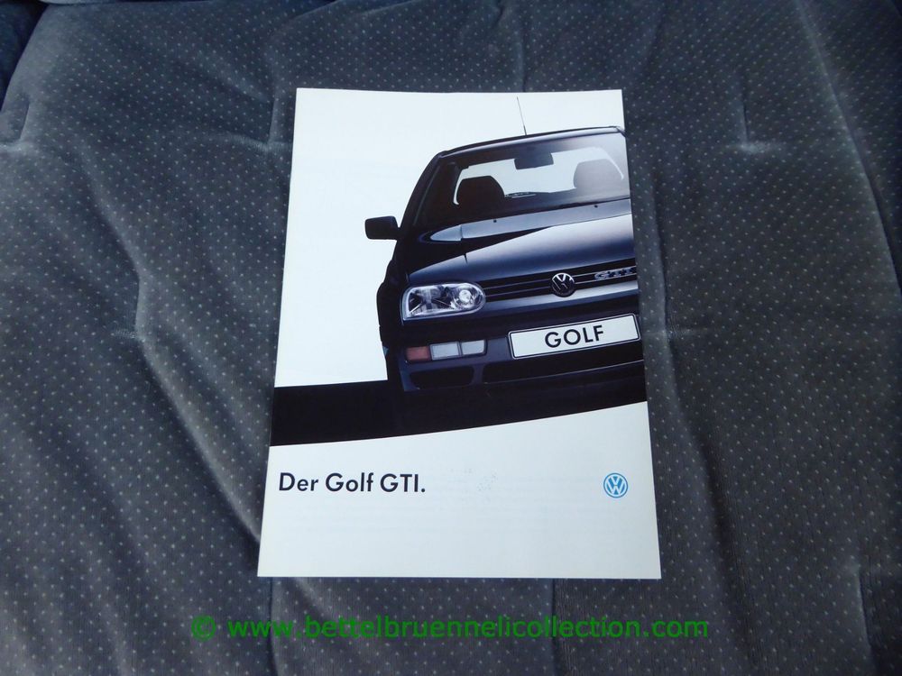 VW Golf (III) GTI Prospekt 1993/01 deutsch | Kaufen auf Ricardo