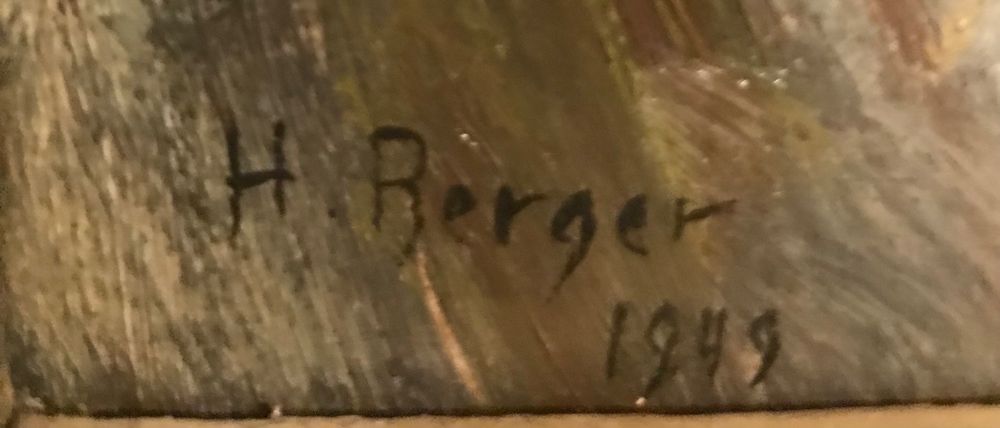 HANS BERGER ( 1882 - 1977 ) (Gebraucht) in Ardon für CHF 3200 – mit ...