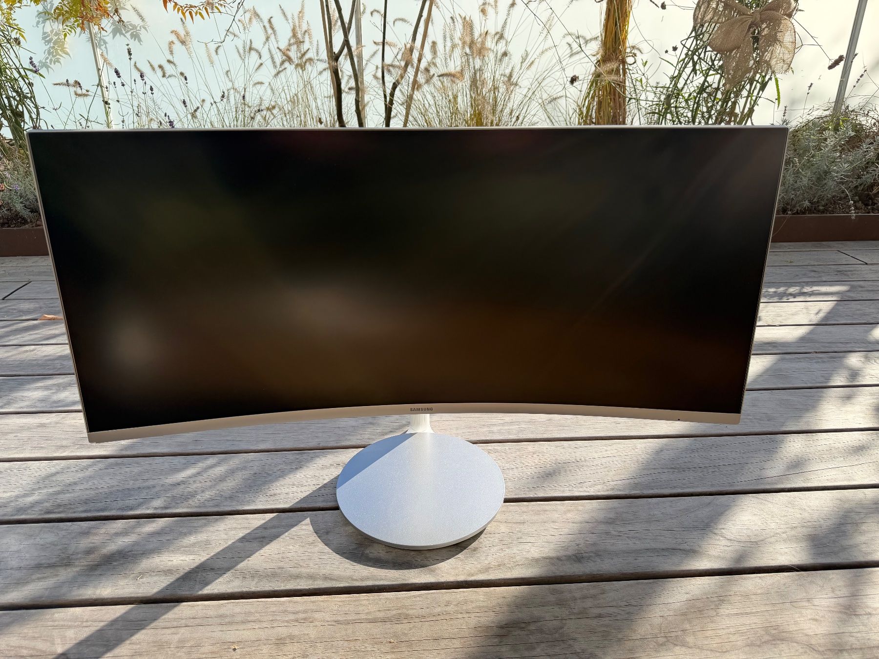 Samsung Curved Monitor, 34 Zoll, Top Zustand, Weiss (Gebraucht) in ...