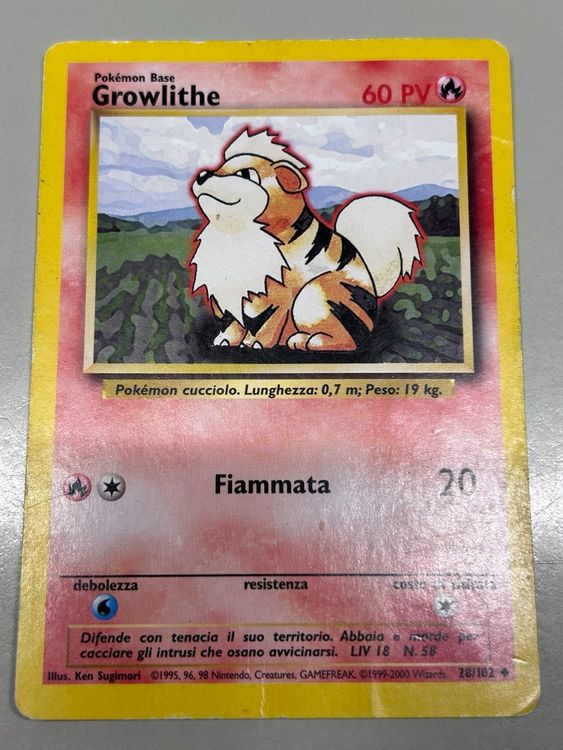 Growlithe (numero 28/102) del Set Base (Gebraucht) in Giubiasco für CHF ...