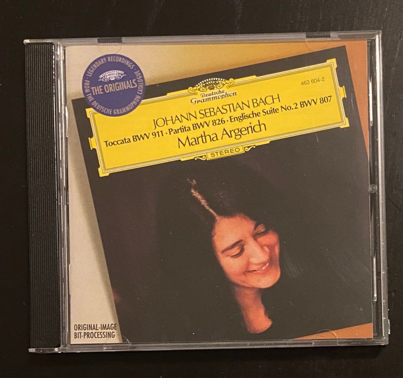 Martha Argerich CD J. S. Bach • Toccata • Partita (Gebraucht) in Luzern für CHF 8.45 – mit ...