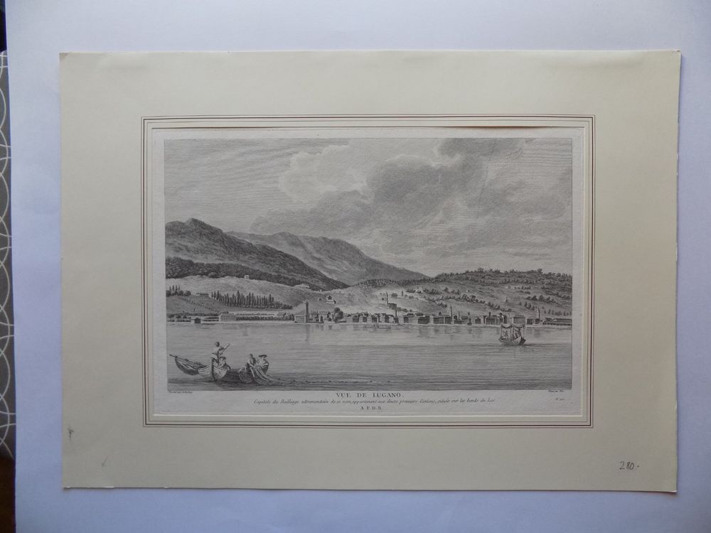 Lugano Kupferstich 1780 | Kaufen auf Ricardo