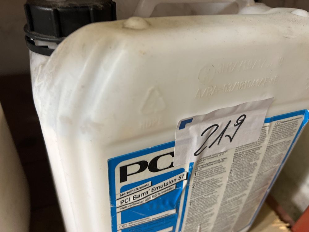 2 angefangene Kanister PCI Barra Emulsion 57 (Gebraucht) in Egg b ...