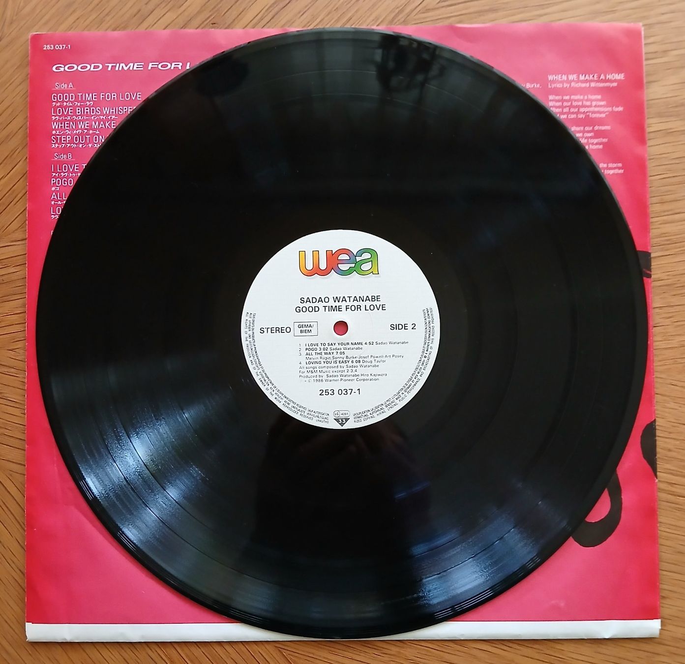 Sadao Watanabe – Good Time For Love (LP) Sehr guter Zustand! (Gebraucht ...