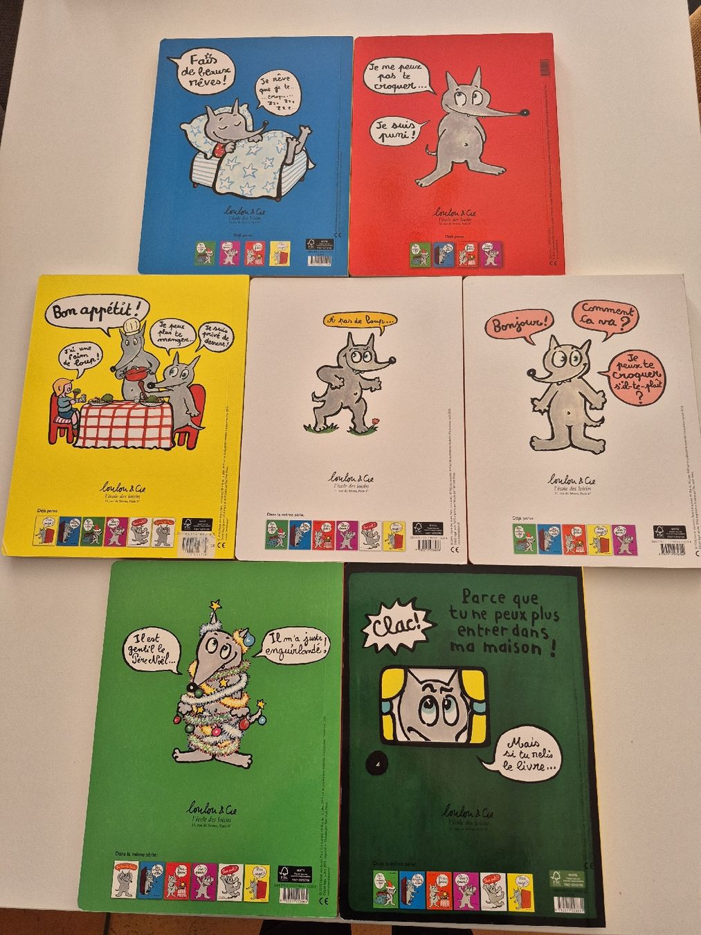 ALEX SANDERS - collection 7 livres cartonnés "le Loup" (D'occasion) à ...