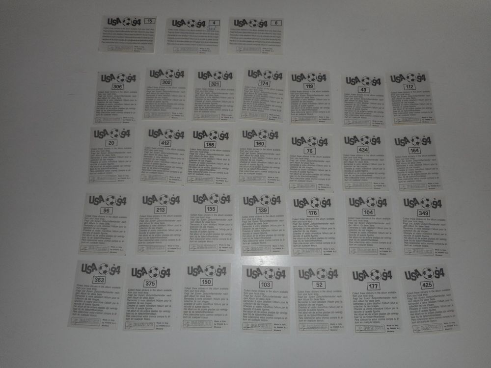 Panini WM USA 94/1994 Album Sticker 31 Stk. mit Wappen | Kaufen auf Ricardo