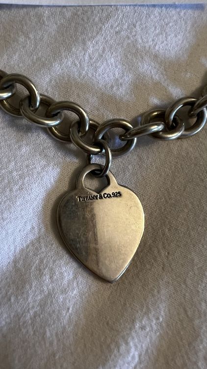 Tiffany & Co. Halskette mit Herzanhänger, Top Zustand! (53) (Gebraucht) in Oeschgen für CHF 30 ...