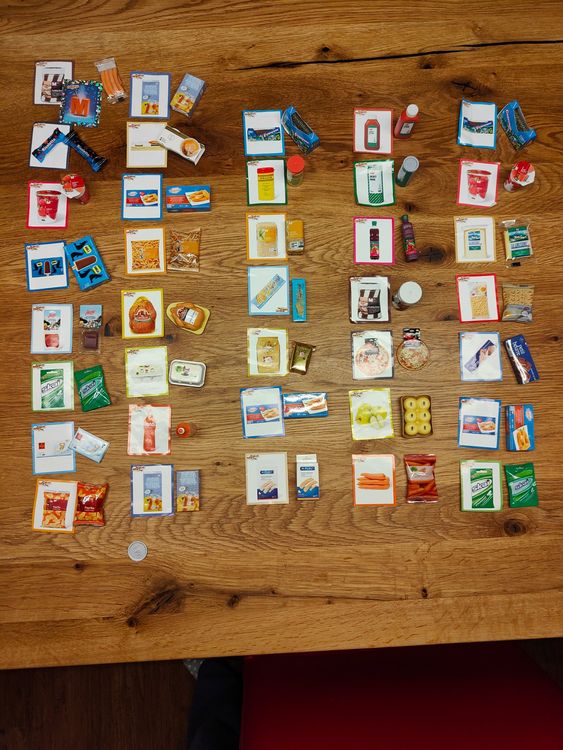 Migros Mini Mania 37 Stück für Verkäuferlädeli siehe Bild (Neu (gemäss ...