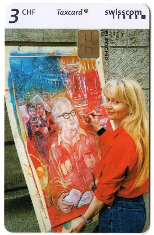 Simone Erni, Schweizer Künstlerin - Chip Kunden Taxcard (Neu (gemäss ...