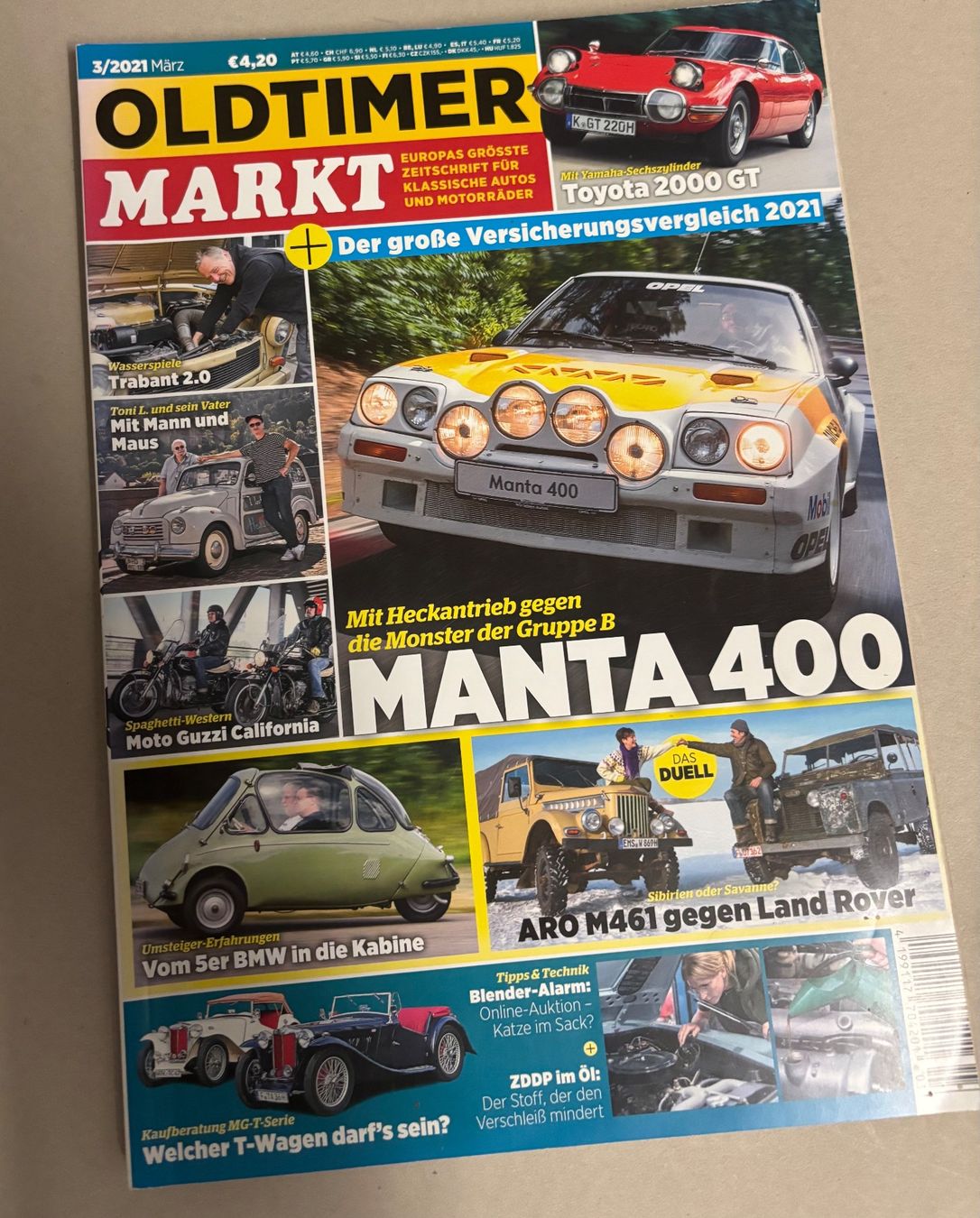 Oldtimer Markt 3/2021 Zeitschrift für Auto- und Motorräder (Gebraucht ...
