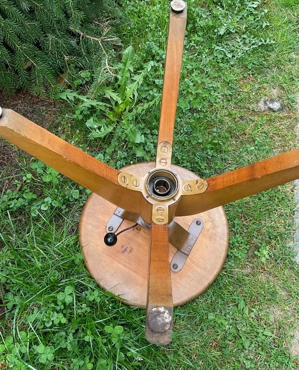 Verstellbarer Holz Hocker, Eiche, 1955, Uhrmacher Drehstuhl (Gebraucht) in Otelfingen für CHF ...