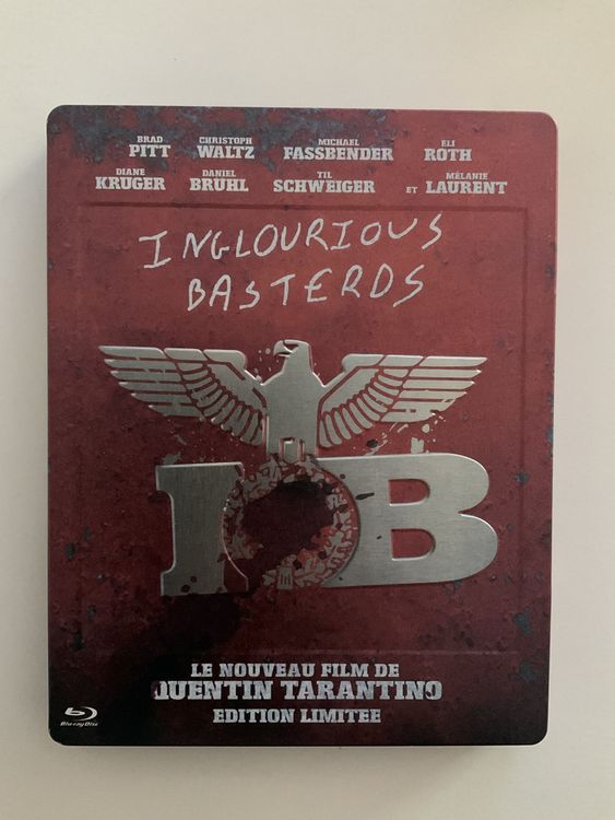 Inglourious Basterds - Édition limitée Blu-Ray - steelbook (D'occasion ...
