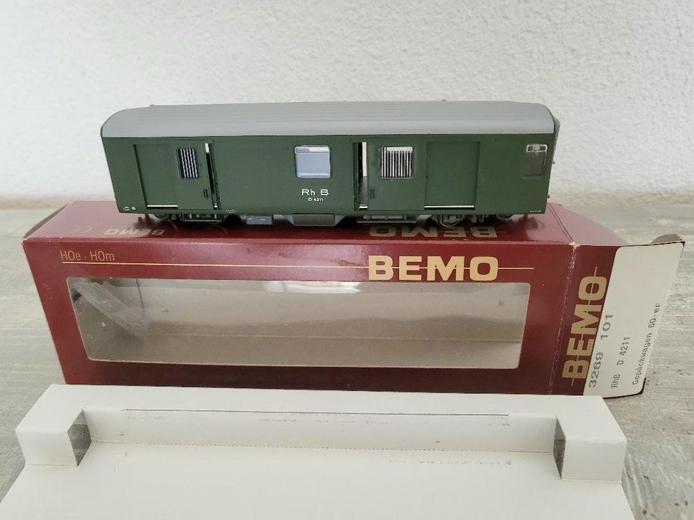 Bemo H0m RhB Personenwagen 3269 101 D 4211 rote OVP (Neu (gemäss Beschreibung)) in Dielsdorf für ...