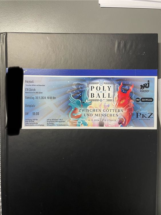 Polyball ETH Zürich Ticket ohne Legi (Neu und originalverpackt) in Haldenstein für CHF 120 – mit ...