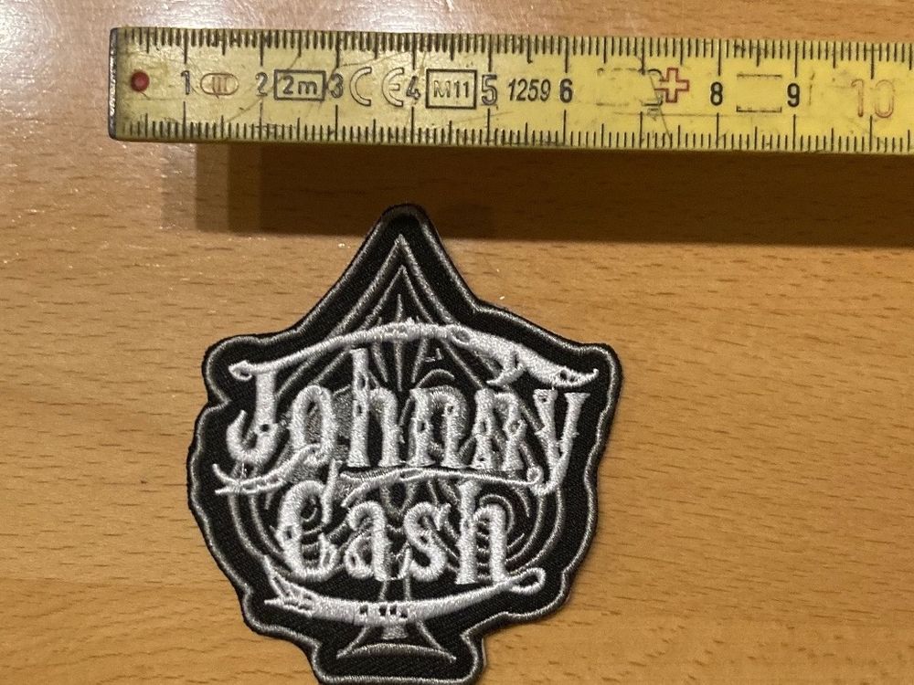 Johnny Cash Patch Sticker Aufnäher Metal Rock Band 3 (Neu (gemäss ...