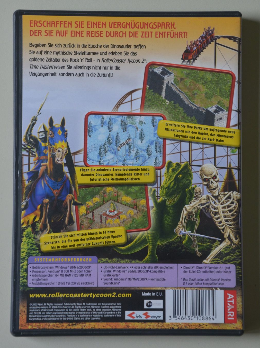 PC game: RollerCoaster Tycoon 2 - Time Twister (expansion) (Gebraucht ...