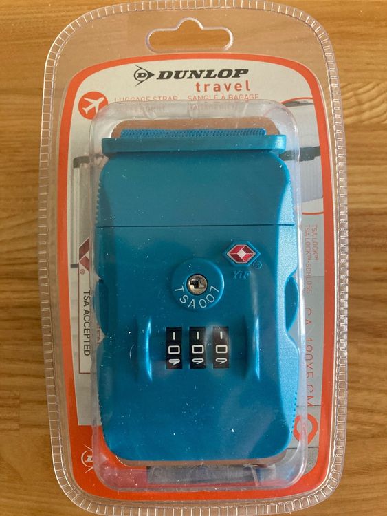 Dunlop Koffergurt mit TSA Kombinationsschloss (Neu und originalverpackt) in für CHF 5 – mit ...