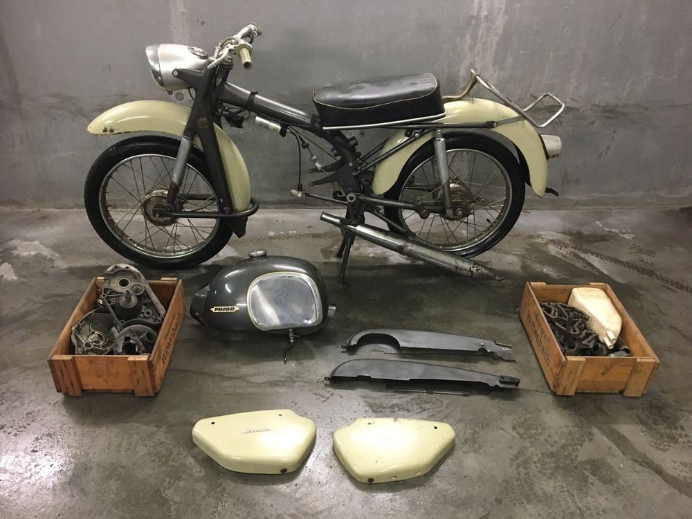 Hercules Prior, Jhg. 1963, orgi. 4306 km, 5-Gang-fussgesch. (Gebraucht ...