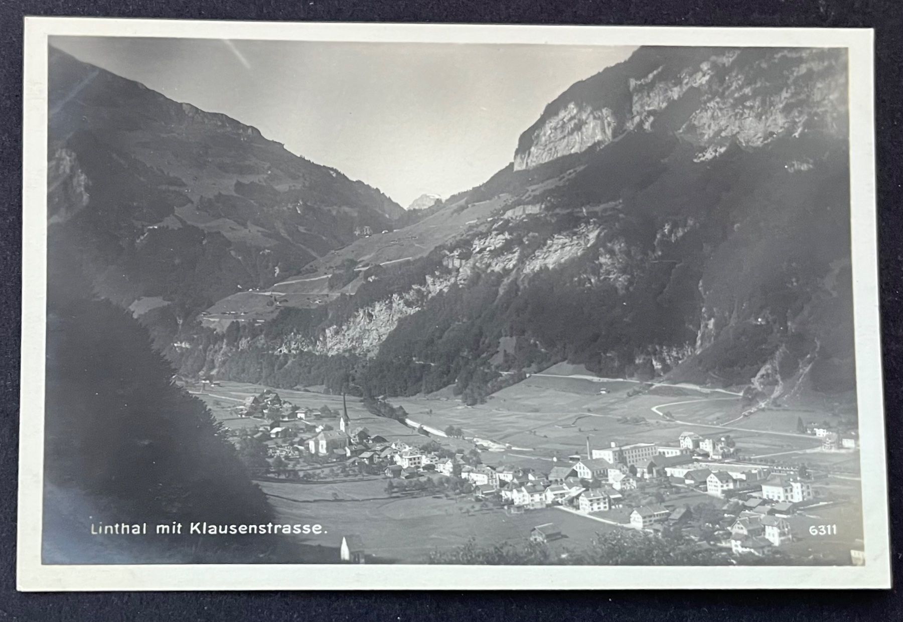 Linthal mit Klausenstrasse./ ca 1930 (Gebraucht) in Wabern für CHF 4.4 ...