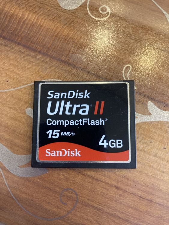SanDisk Ultra 4 GB 15 MB/s CompactFlash CF (Gebraucht) in Münchenstein ...