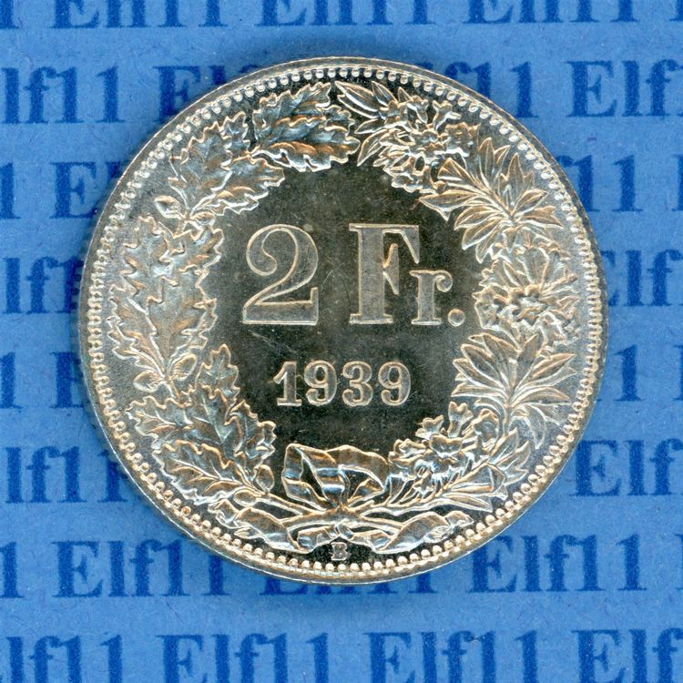 CHF___2.00 1939 -stgl 2 Franken (Neu (gemäss Beschreibung)) in Widnau für CHF 33 – mit Lieferung ...