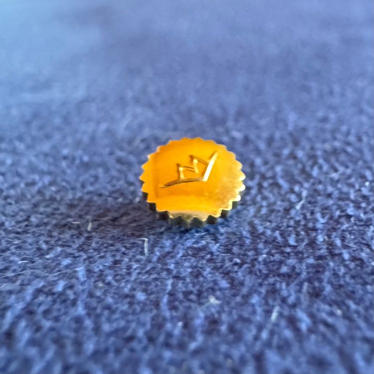 Movado Signed Crown 4.7mm/ Signierte Krone Tap 10 NOS (Neu (gemäss ...