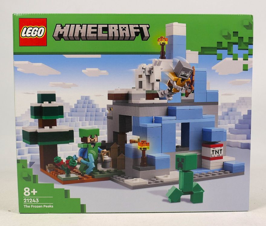 LEGO Minecraft Die Vereisten Gipfel 21243 (Neu (gemäss Beschreibung ...