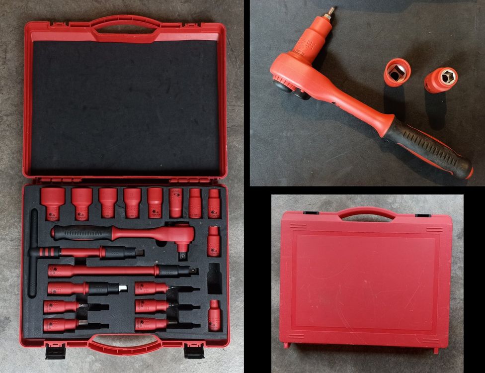 Cliquet Hyper Claw (1000V) 15 pièces + rallonge + poignée T (D'occasion ...