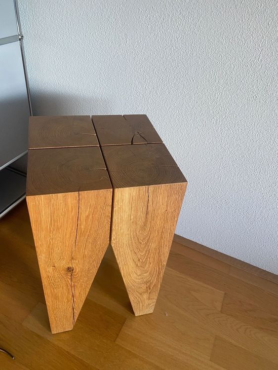 E15 Backenzahn Hocker Eiche | Kaufen auf Ricardo