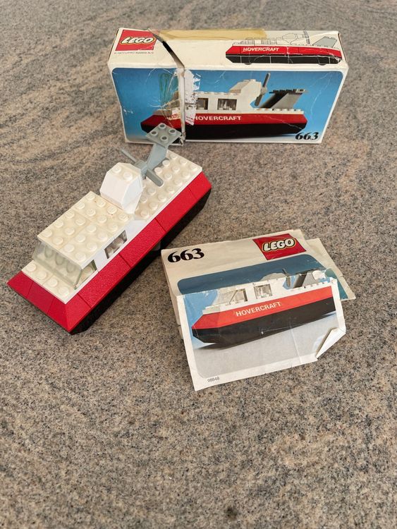 VINTAGE LEGO Hovercraft 663 Set Vintage Boot Schiff Retro (Gebraucht ...