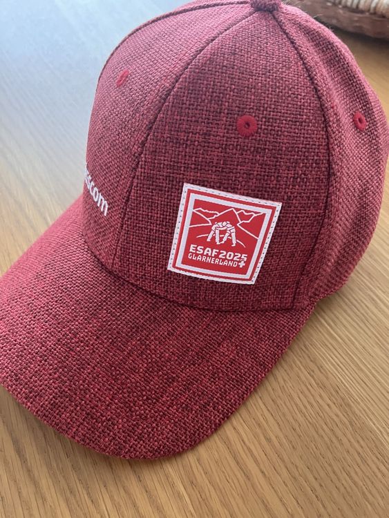 Rote Kappe / Basecap ESAF 2025 Glarnerland, Swisscom (Neu (gemäss ...