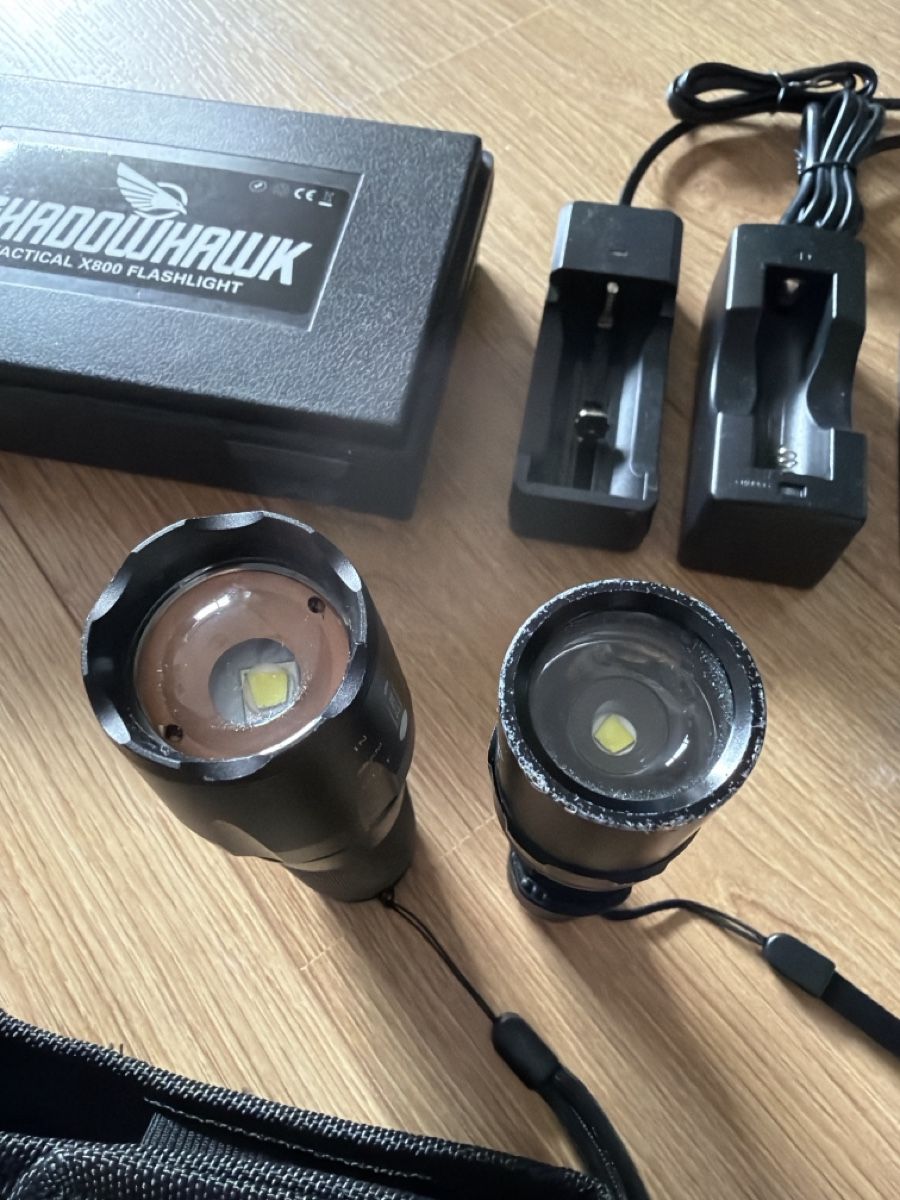 Heider CFX Super Power LED 2 Taschenlampen Set 750m (Gebraucht) in ...