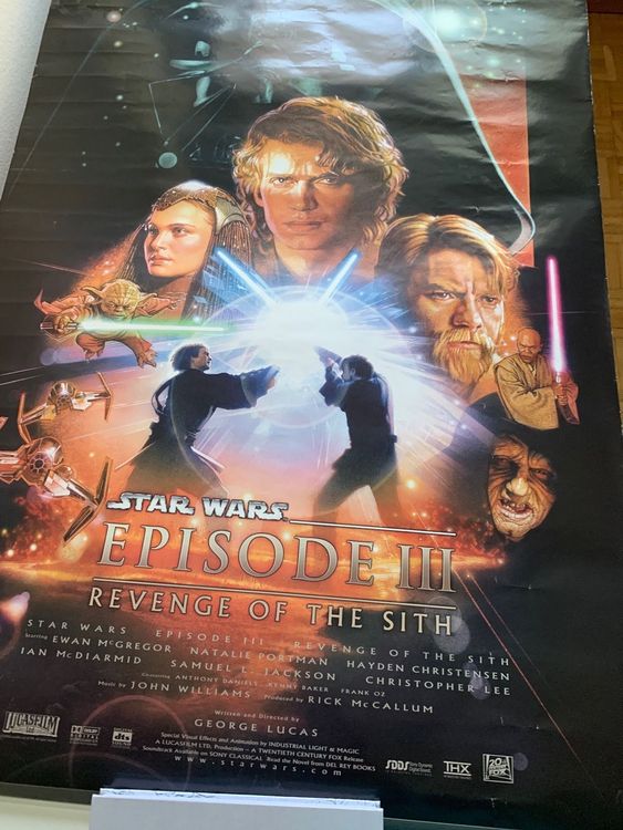 Star wars Episode 3 Poster gross (Gebraucht) in Uetikon am See für CHF ...