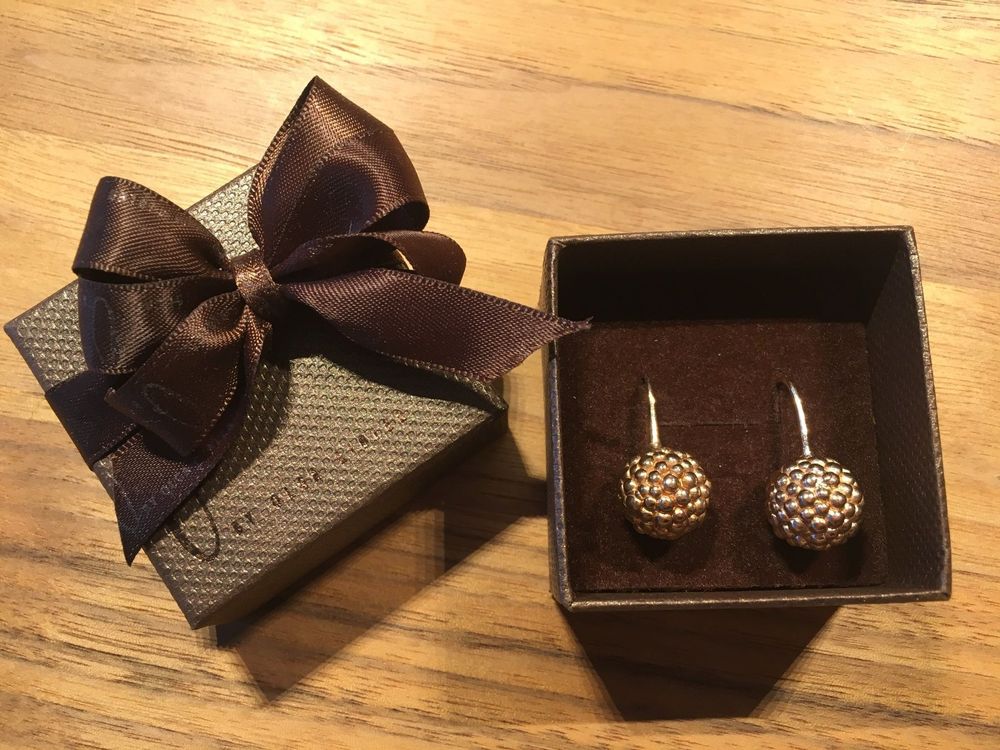 Ohrhänger, Silber, rosé-vergoldet, Olga Ribler (Neu und ...