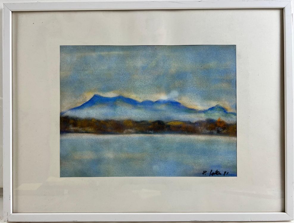 Berglandschaft Pastell Signiert. (Gebraucht) in Neuhausen am Rheinfall für CHF 10 – mit ...