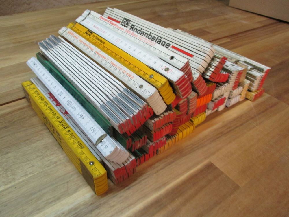 44 Stk. Doppelmeter Holz | Kaufen auf Ricardo