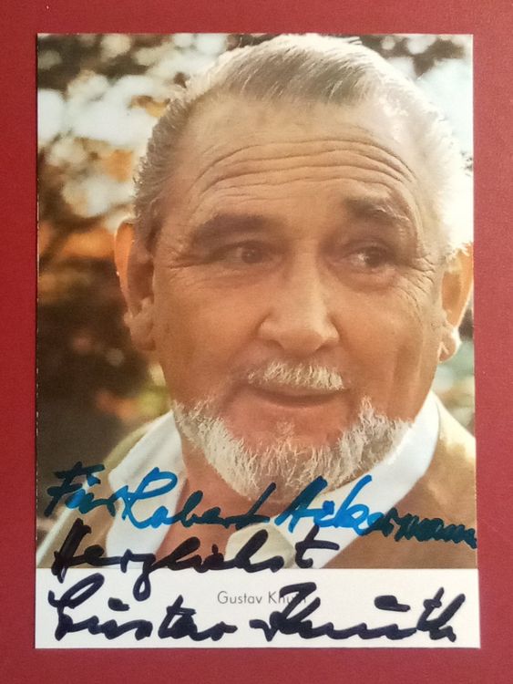 Gustav Knuth 1901-1987 Autogramm Fotopostkarte 10x15cm | Kaufen auf Ricardo