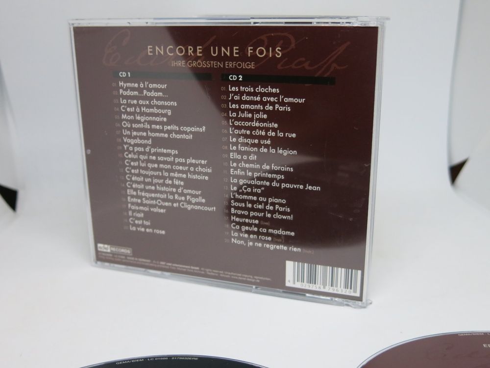 2 CD Edith Piaf: Encore une fois-Ihre grössten Erfolge | Kaufen auf Ricardo