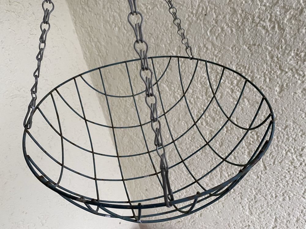 Hängetopf Blumenampel Vintage Retro Blumenkorb Ø30cm shabby (Gebraucht) in Flawil für CHF 5 ...