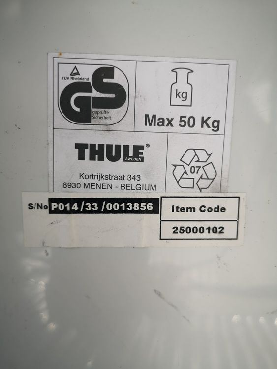 Camper Heckbox Thule Carry-All Box 150, 450L (Gebraucht) in für CHF 350 ...