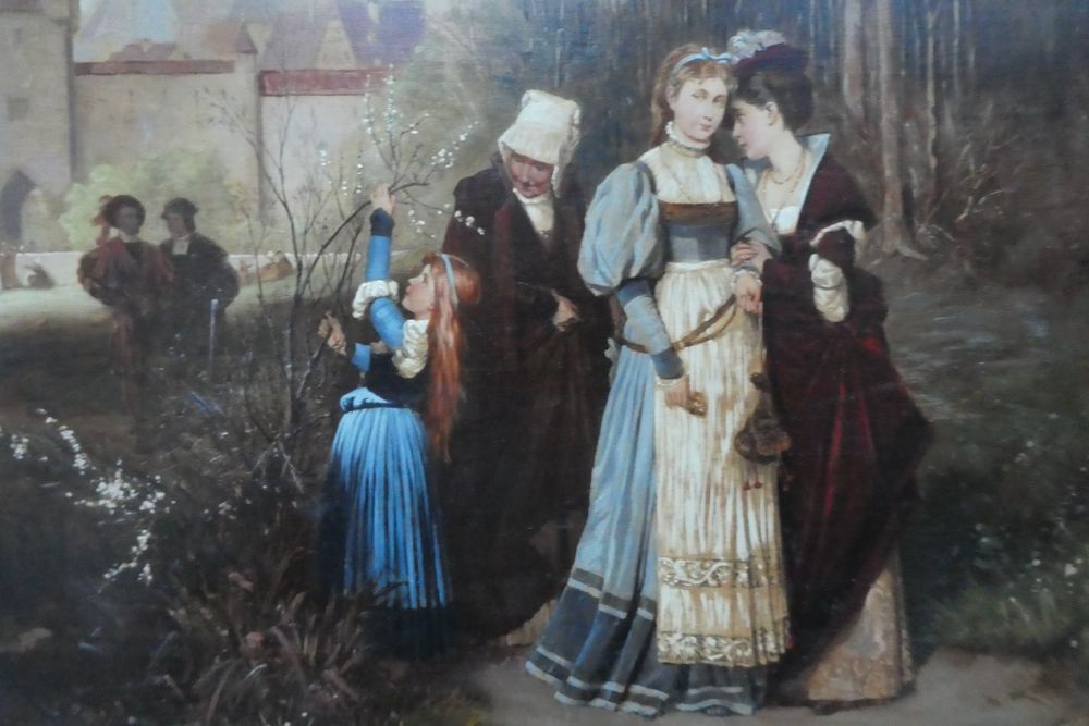 Öl auf Holz / n. Robert Julius Beyschlag 1838-1903 (Gebraucht) in Au ZH ...