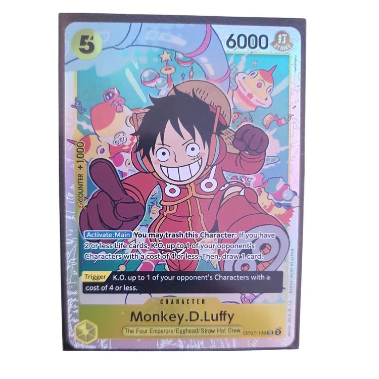 Monkey D Luffy OP07 500 years in future One piece TCG NM (Gebraucht) in ...