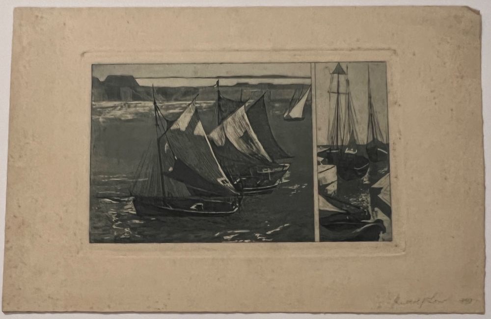 Rudolf Löw Burckhardt ( 1832-1898 ) Radierung Handsigniert (Gebraucht) in Root für CHF 10 – mit ...