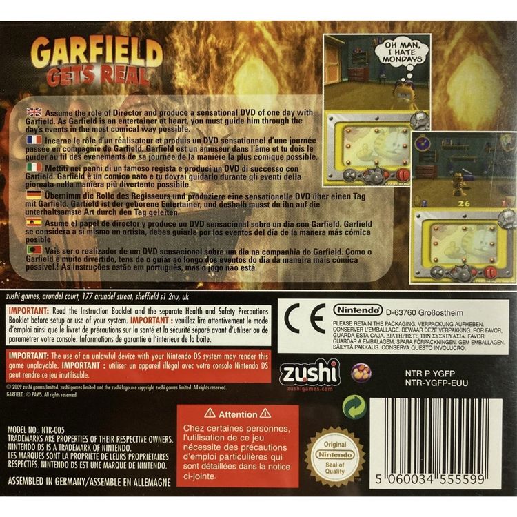 Garfield Gets Real - Nintendo DS (Gebraucht) in Jonschwil für CHF 9.9 ...