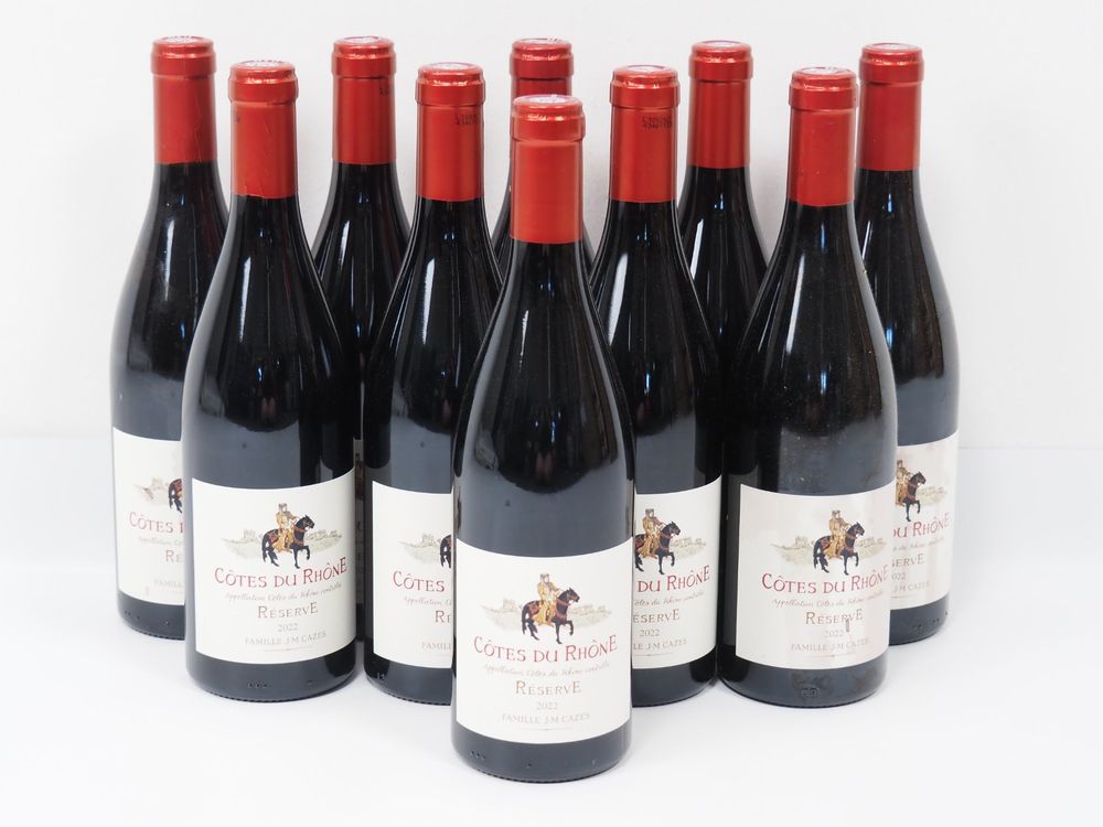 10x Côtes du Rhône 'Reserve' JM Cazes – 2022 (25081042) (Neu und ...