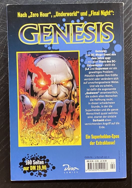 Superman präsentiert: GENESIS - Comic Sonderband (Gebraucht) in Zuerich ...